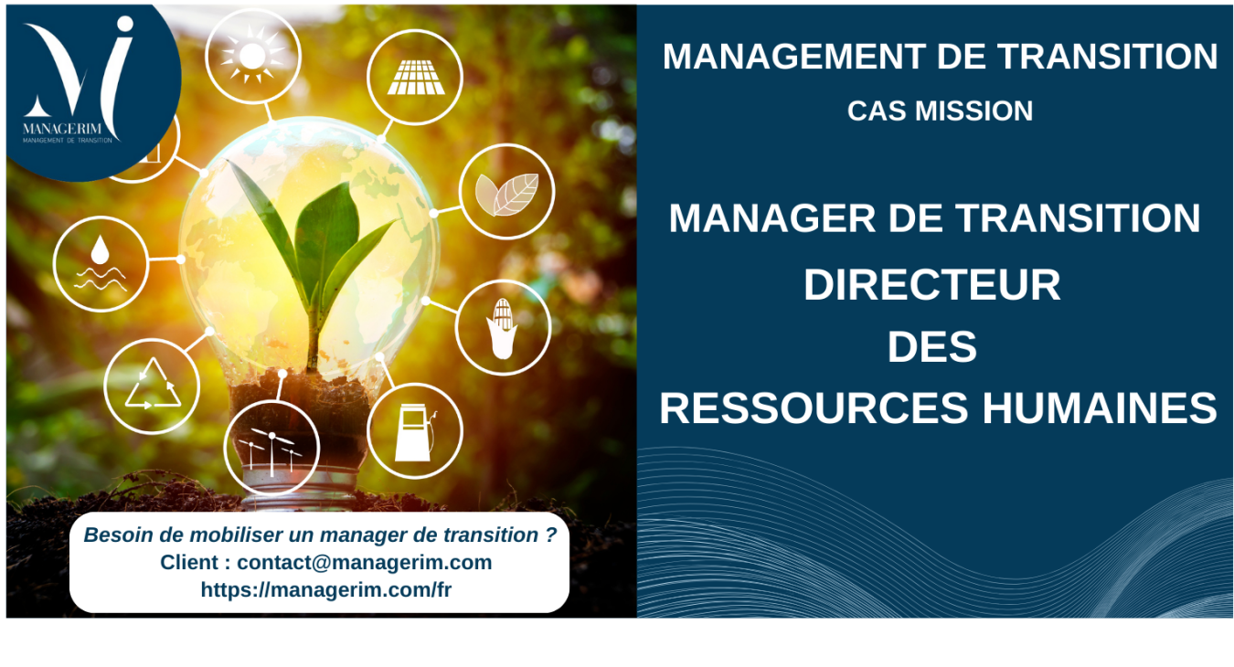 Manager de Transition - DRH (Directeur des Ressources Humaines) - Energie I Cas Mission | Managerim